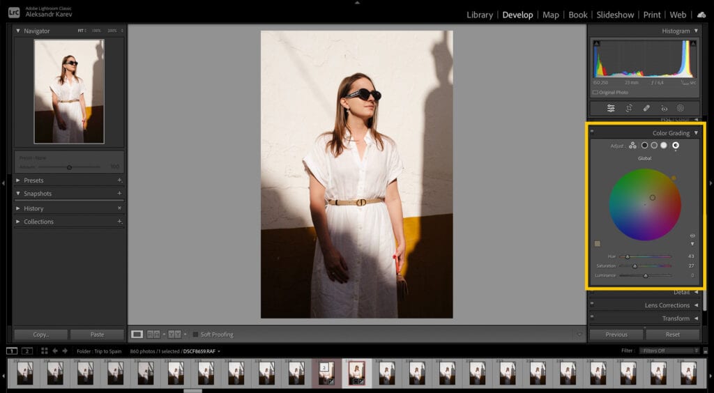 From Good to Great: Lightroom Color Grading for Portrait Photos