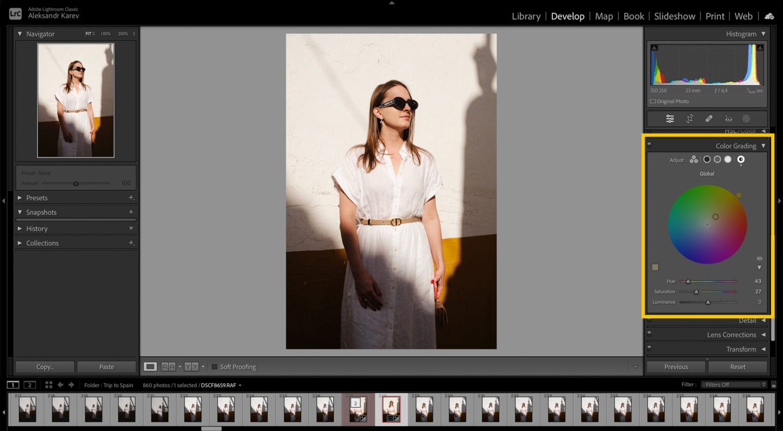 From Good to Great: Lightroom Color Grading for Portrait Photos