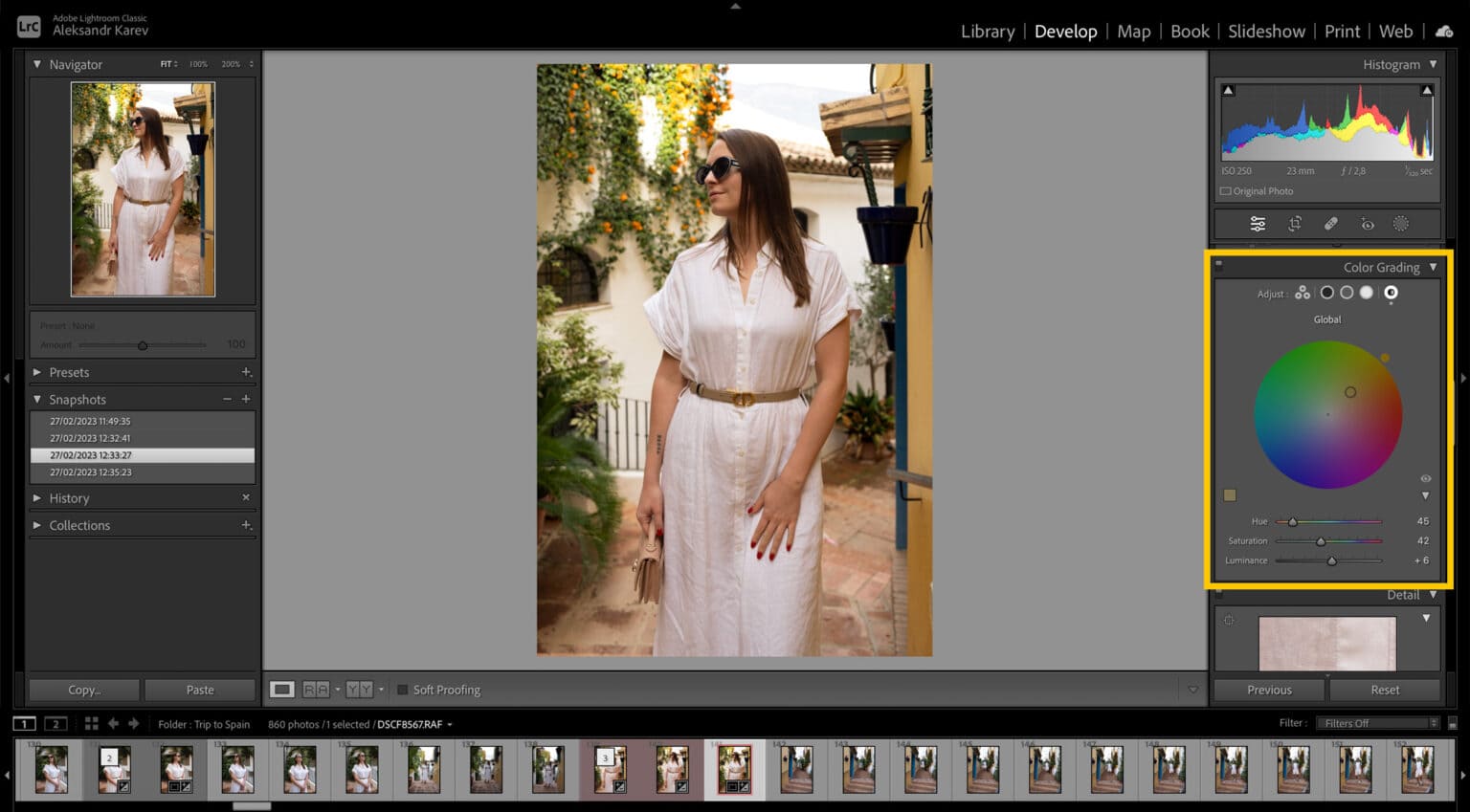 From Good to Great: Lightroom Color Grading for Portrait Photos