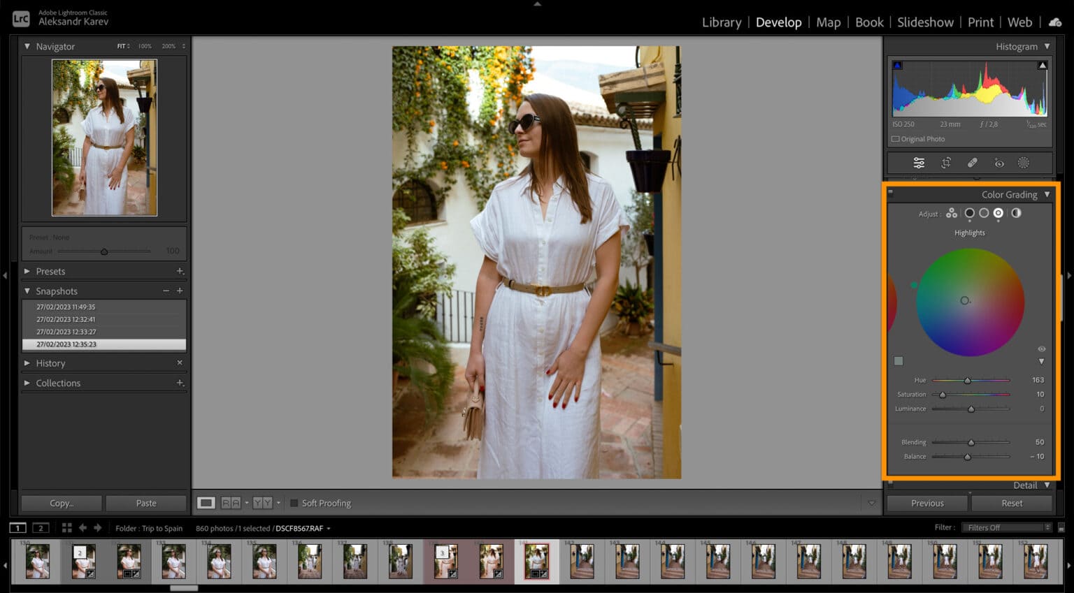 From Good to Great: Lightroom Color Grading for Portrait Photos